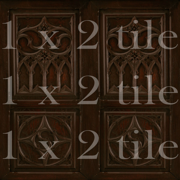 Texture PNG gothic panel tiles