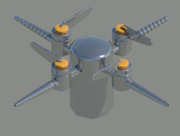 Building Revit Family Laboratory Gas Service