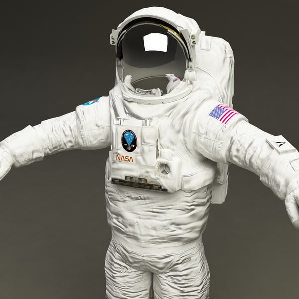 nasa space suit 3d model