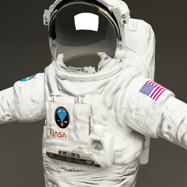 nasa space suit 3d model
