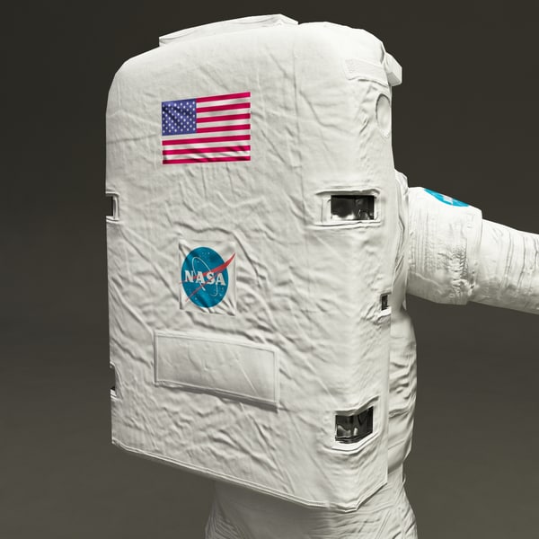 nasa space suit 3d model