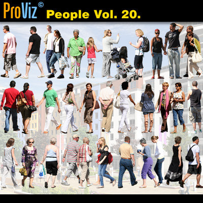 Texture JPEG people 3drender viz
