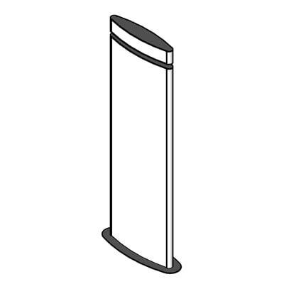 Building Revit Family sign sided pylon