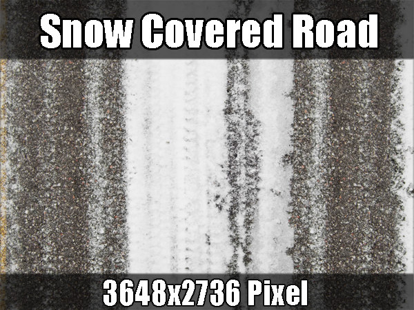 Texture JPEG Snow Covered Road