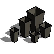 Building Revit Family Planter Pot Vase