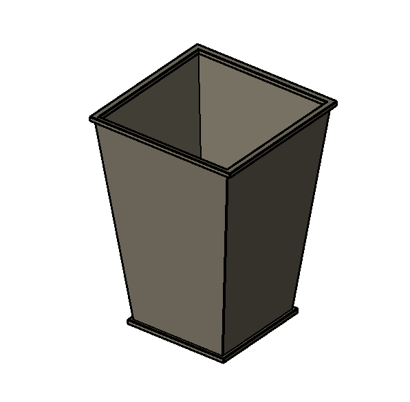 Building Revit Family Planter Pot Vase