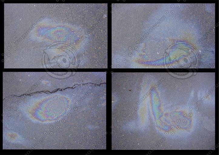 Texture oil stain rainbow