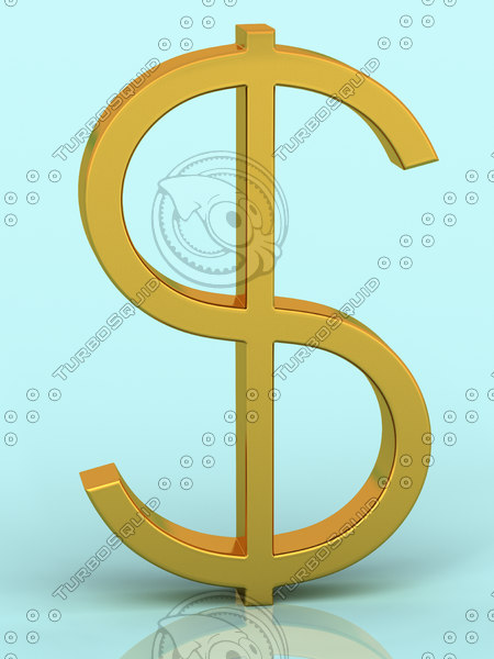 Stock JPEG gold dollar sign