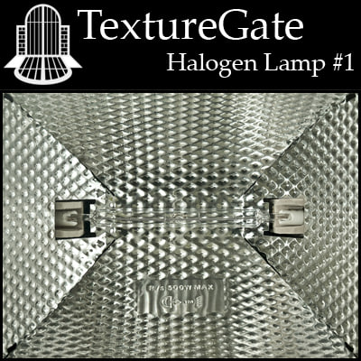 Texture JPEG halogen lamp frame