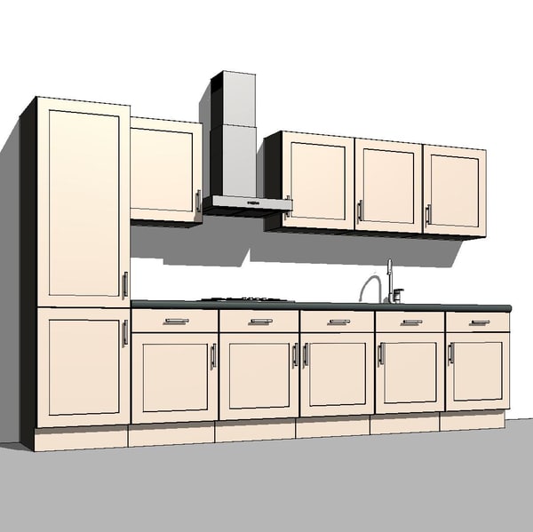 Building Revit Family kitchen hob stove