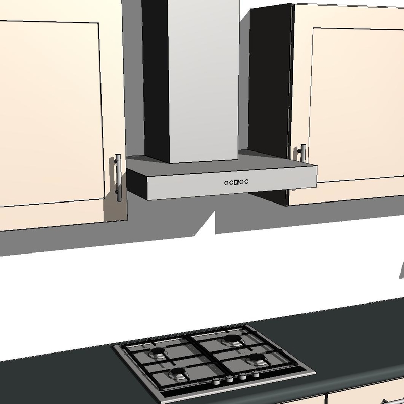 Building Revit Family kitchen hob stove