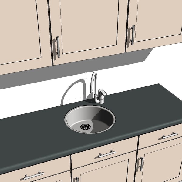 Building Revit Family kitchen hob stove