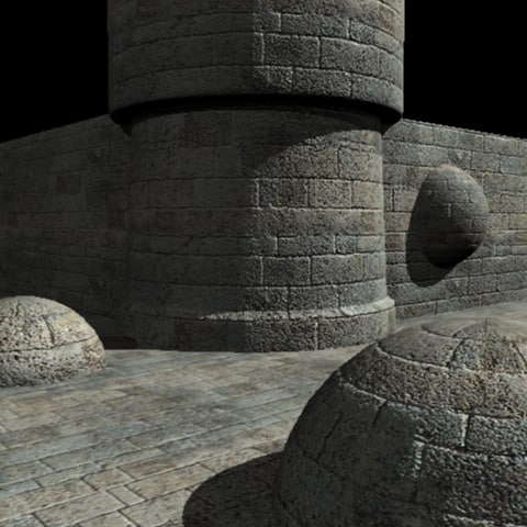 Materials 3ds Max Texture stone wall old