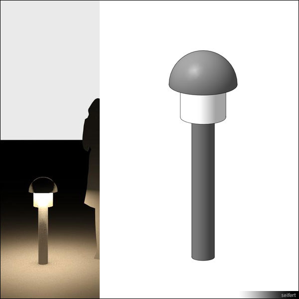 Building Revit Family lamp street light