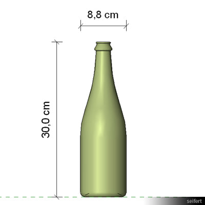 Building Revit Family Bottle Champagne Drinking