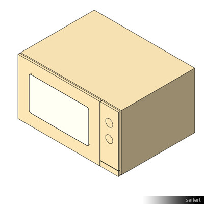 Building Revit Family Microwave Oven Kitchen