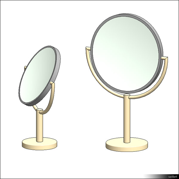 Building Revit Family mirror make up