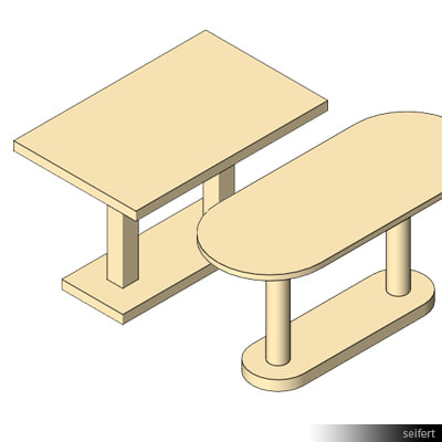Building Revit Family Table Furniture Basic