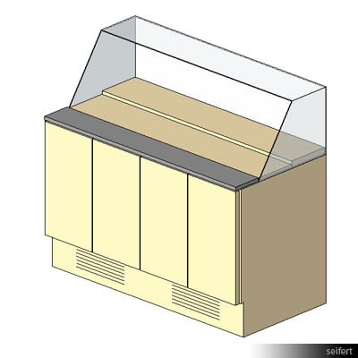 Building Revit Family Kitchen Furniture Commercial