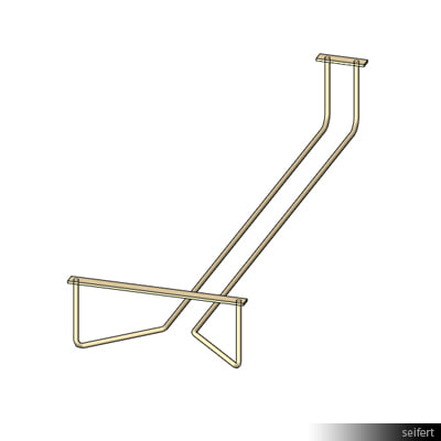 Building Revit Family Glas Hanger Rack