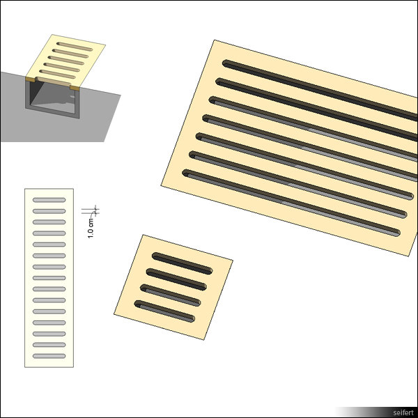 Building Revit Family Gully Drain Channel