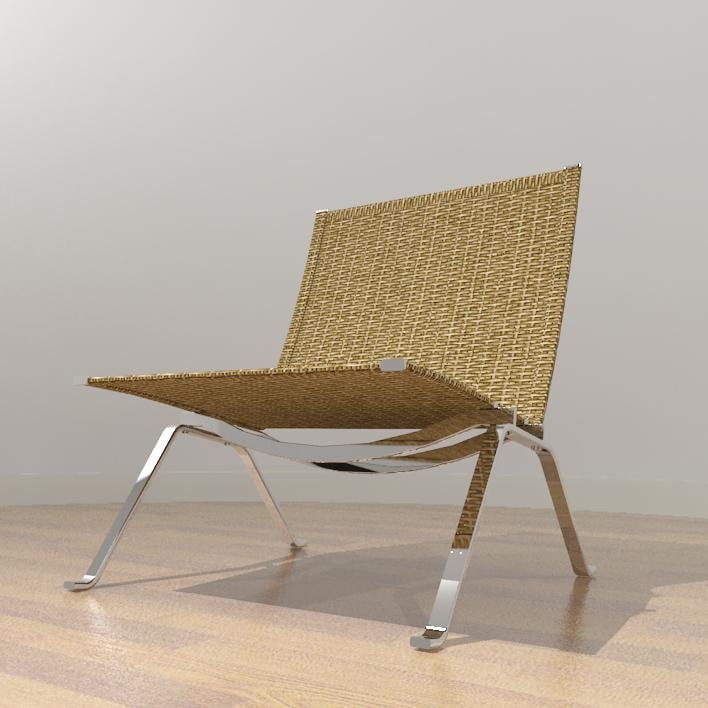 Building Revit Family chair wicker poul