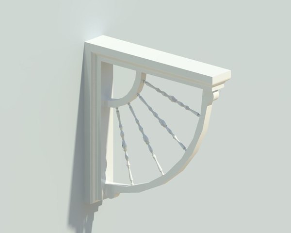 Building Revit Family bracket victorian detail