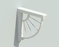 Building Revit Family Victorian bracket dentil