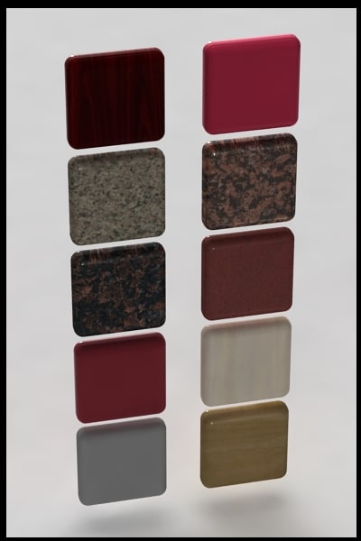 Materials 3D Studio Material Library material materials v