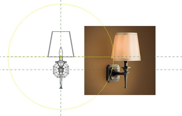 Building Revit Family Sconce wall light