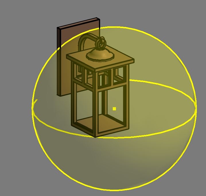 Building Revit Family sconce wall outdoor