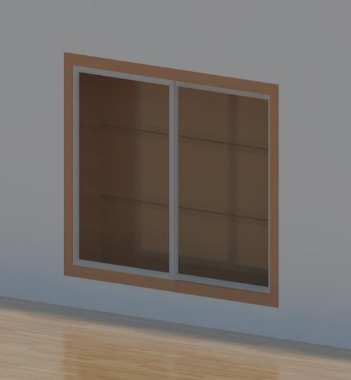 Building Revit Family Case Recessed Case