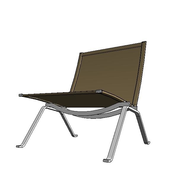 Building Revit Family chair wicker poul