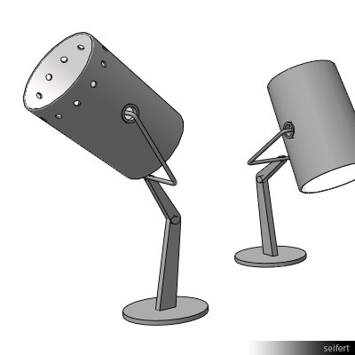 Building Revit Family Lamp Table Lighting