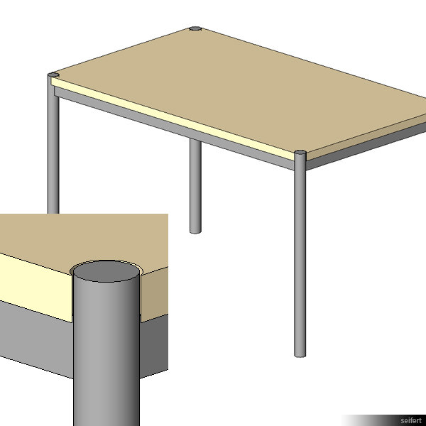 Building Revit Family Table Parametrical Office