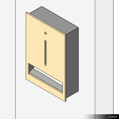 Building Revit Family Towel Dispenser Wall
