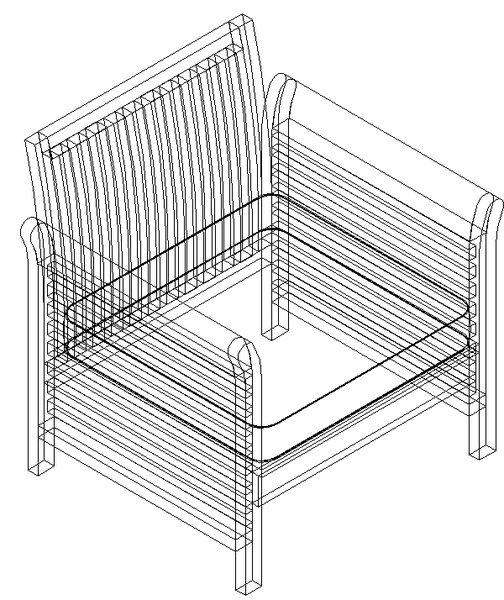 Building Revit Family sofa Furniture parametric