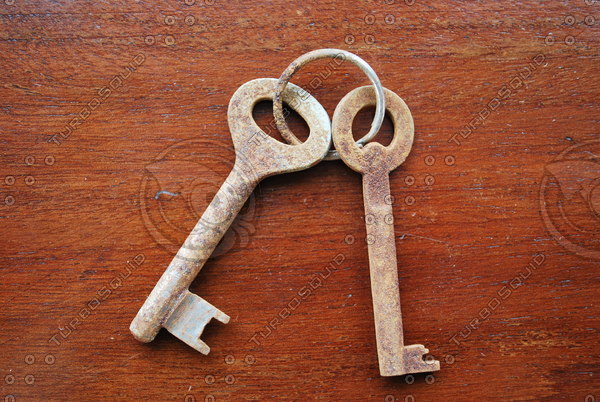 Stock JPEG key keys old