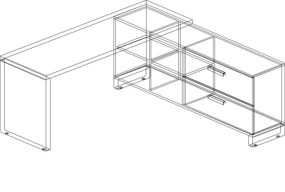 Building Revit Family desk Furniture rfa
