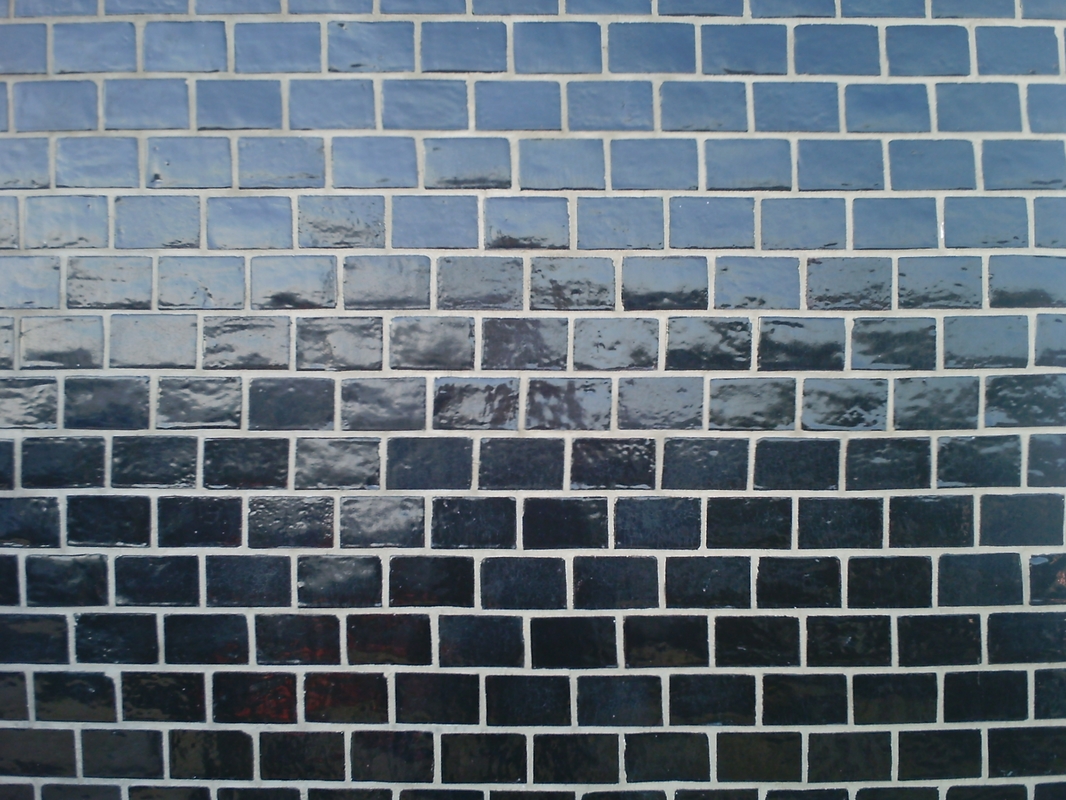 Texture JPEG black glossy brick