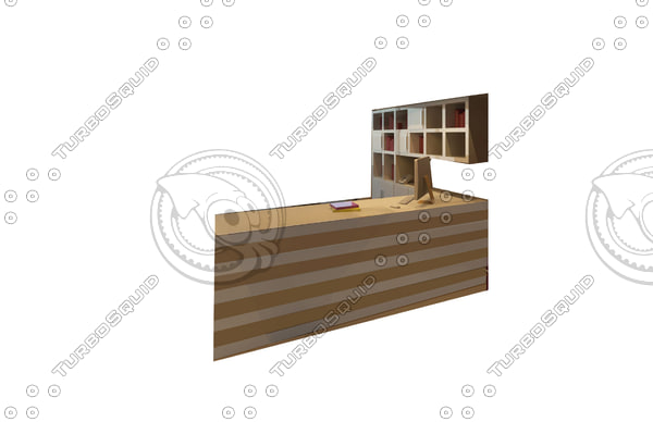 Building Revit Family Accounting desk station