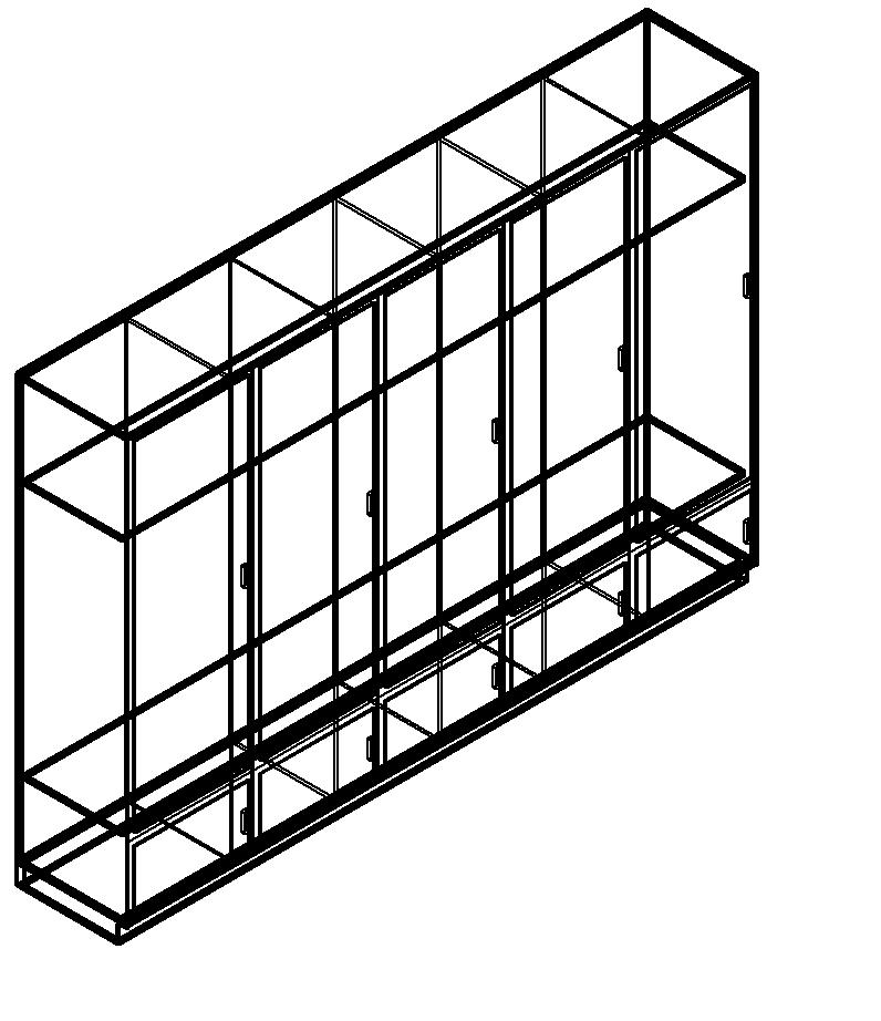 Building Revit Family standard closet cabinet