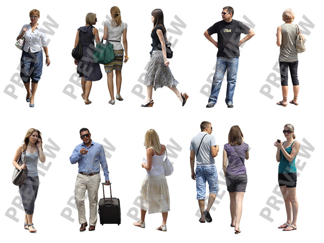 Texture Photoshop people collection european