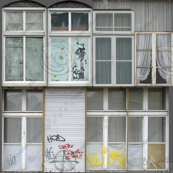 Texture JPEG window building old