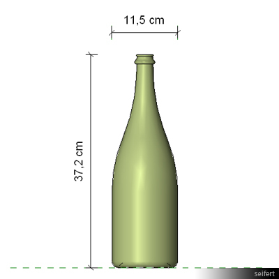 Building Revit Family Bottle Magnum Wine
