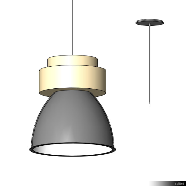 Building Revit Family Lamp Ceiling Decorative