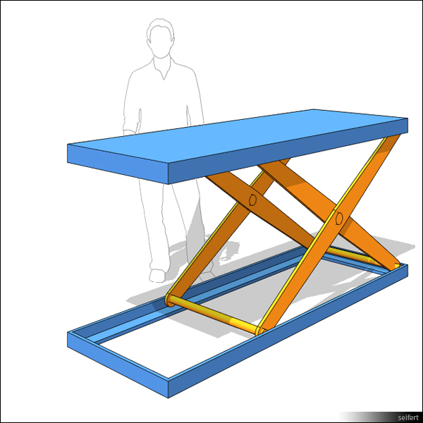 Building Revit Family Lift Scissor Hoisting