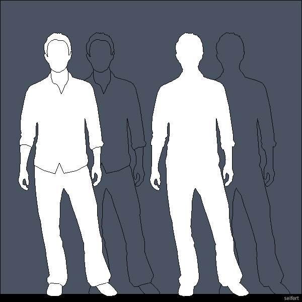 Building Revit Family 2D Male Entourage