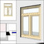 Building Revit Family Window Casement Double