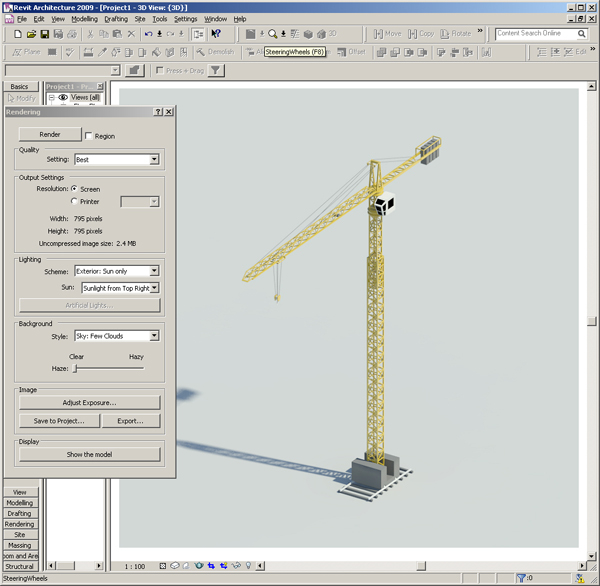 Building Revit Family revit crane architecture